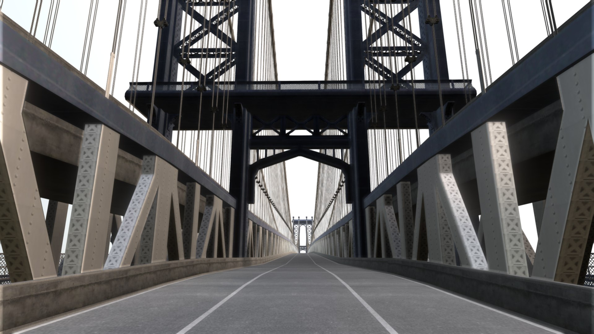 3D Manhattan Bridge - TurboSquid 2243361