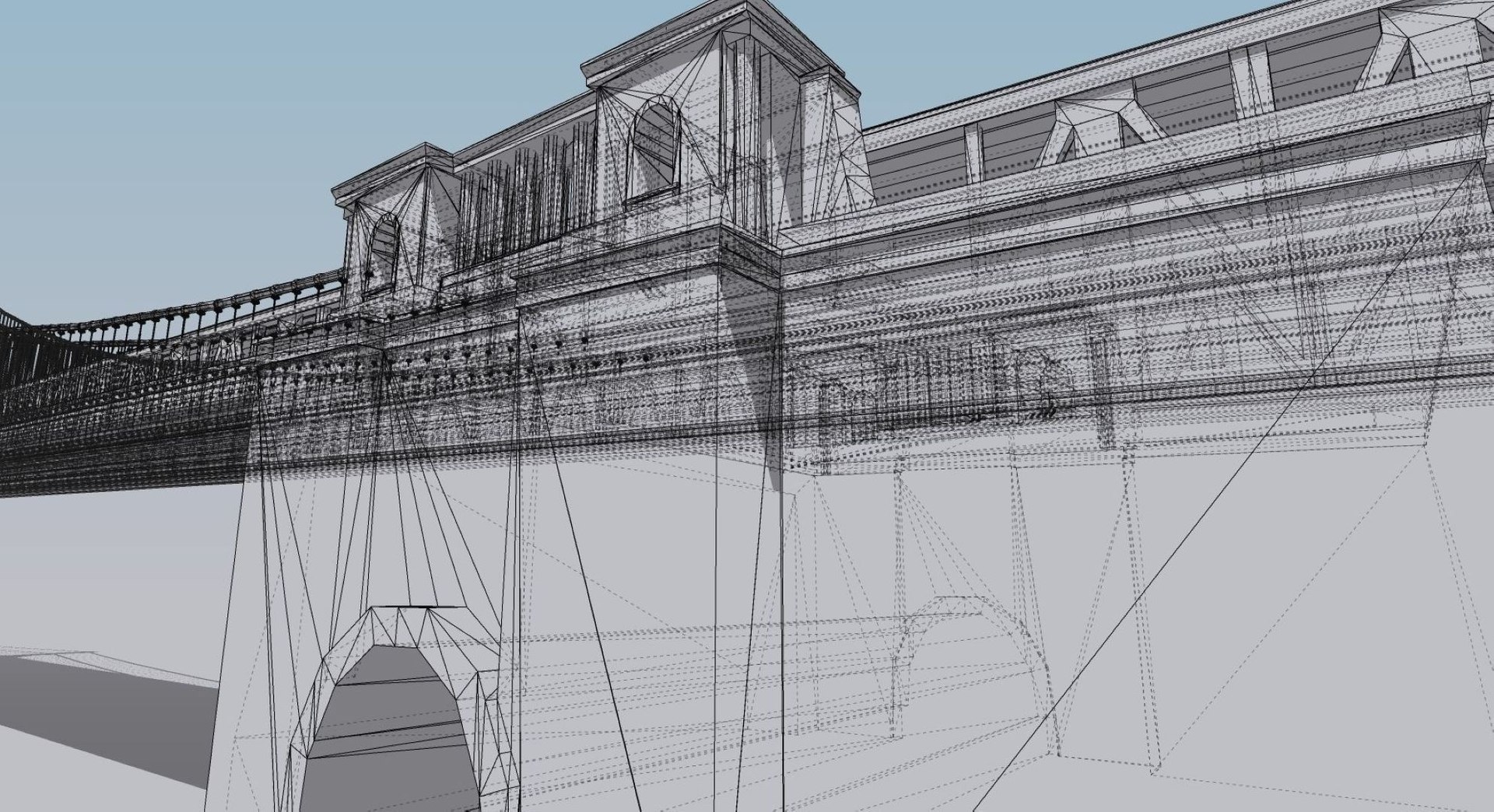 3D Manhattan Bridge - TurboSquid 2243361