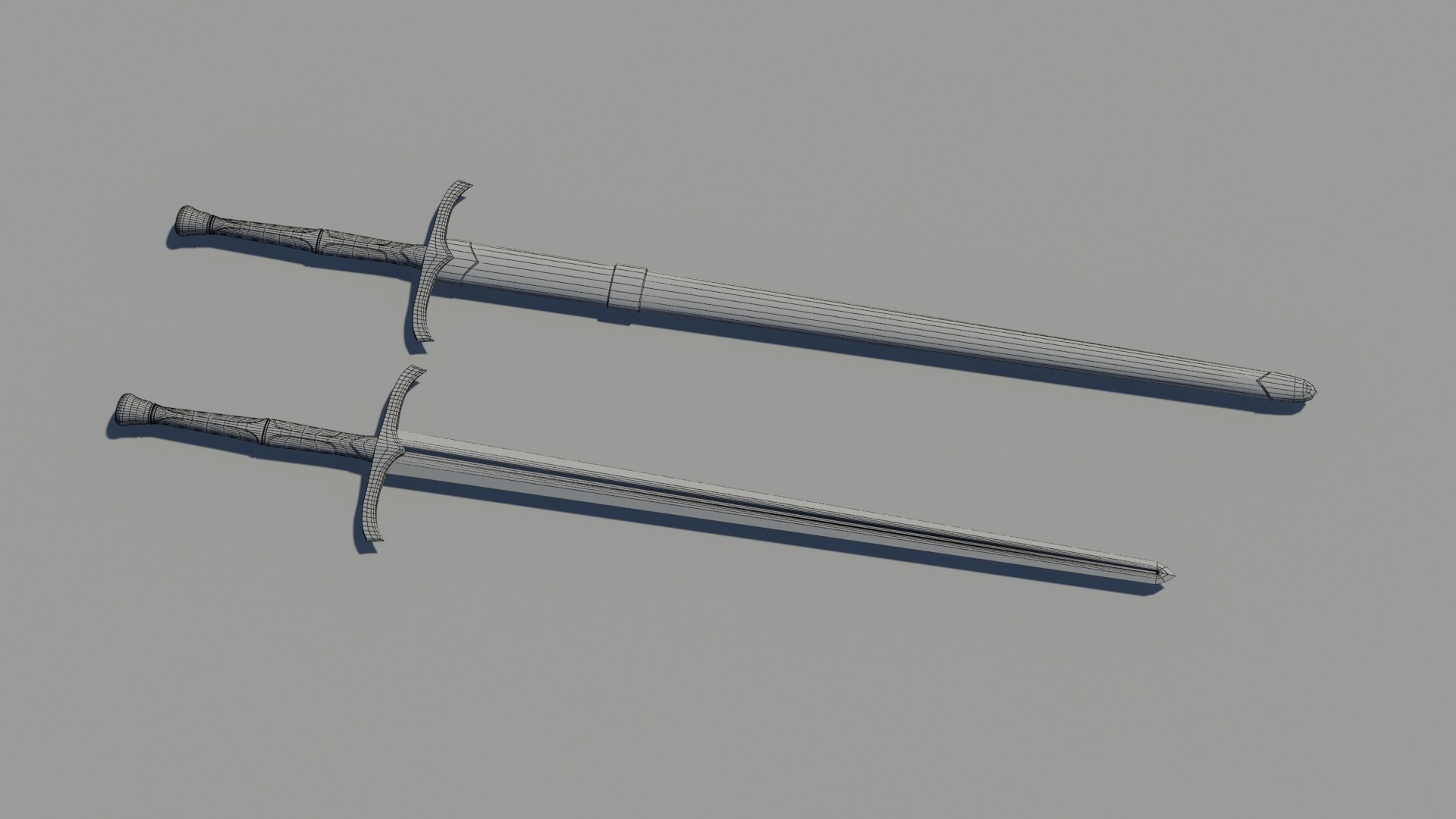 English Longsword Obj