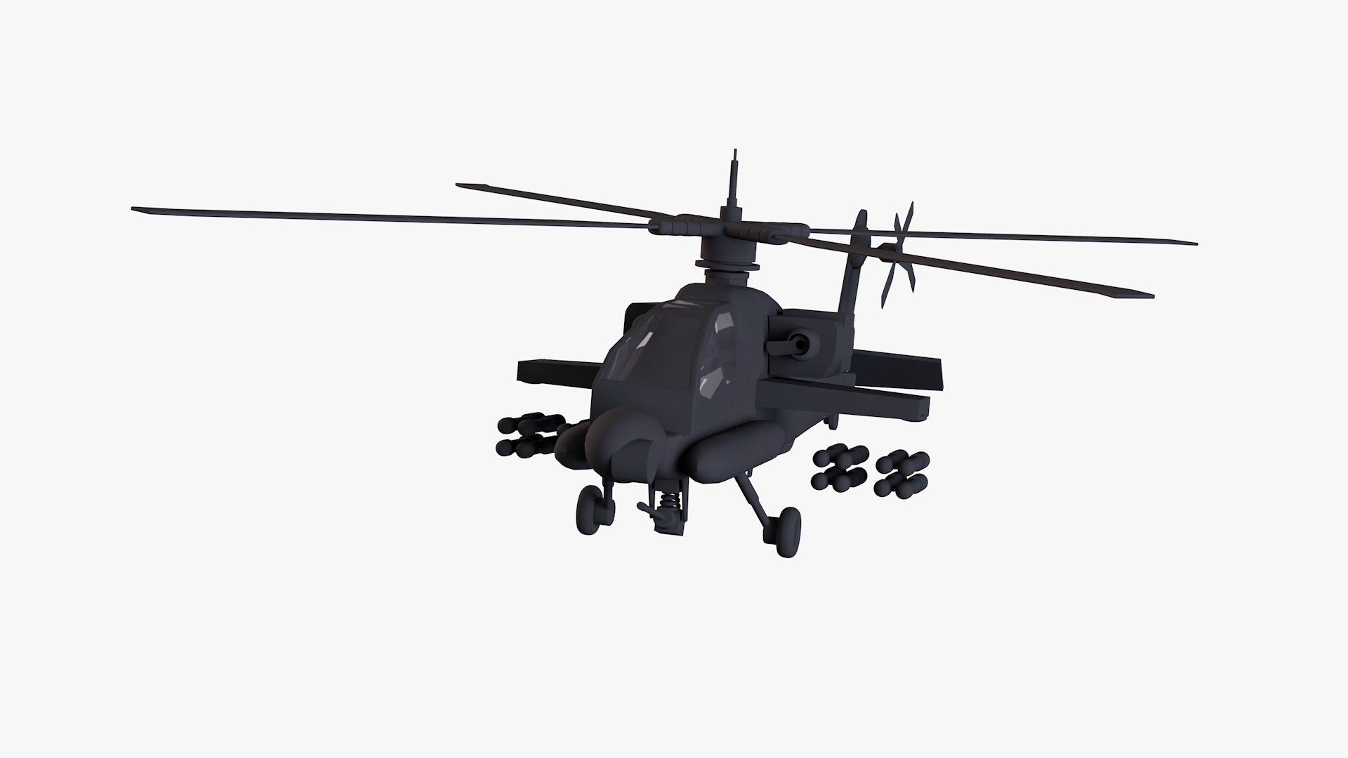 Apache Helicopter 3D Model - TurboSquid 1951974