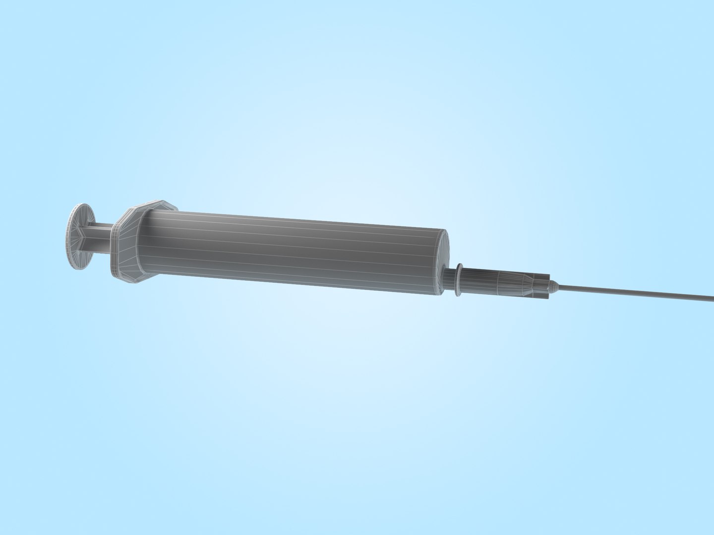 3d Model Syringe