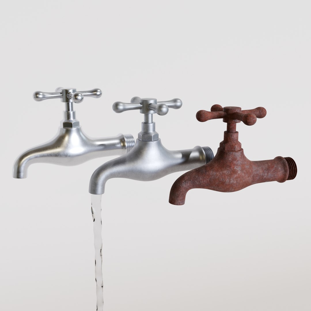 3D Tap Water 2 Model - TurboSquid 2287574