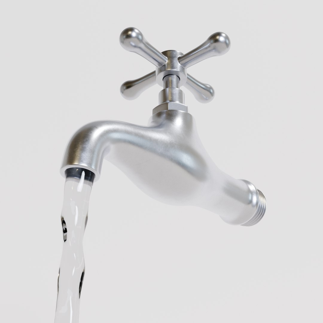 3D Tap Water 2 Model - TurboSquid 2287574