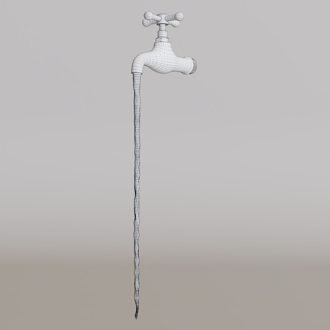 3D Tap Water 2 Model - TurboSquid 2287574