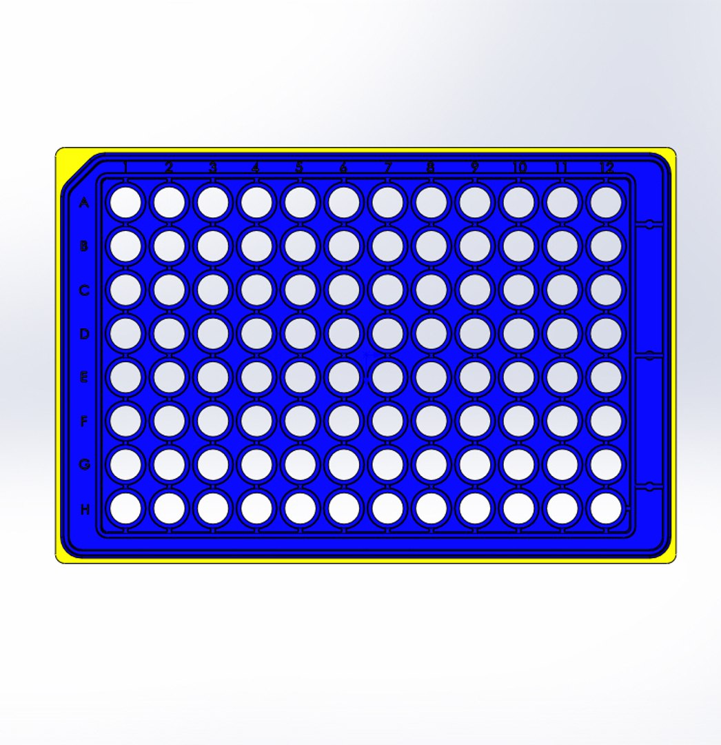 Free 96 Microplate 3d Model