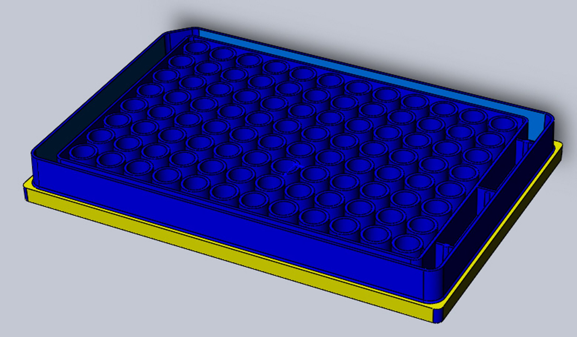Free 96 Microplate 3d Model