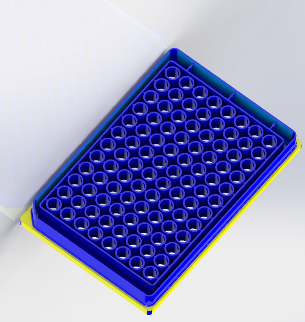 Free 96 Microplate 3d Model