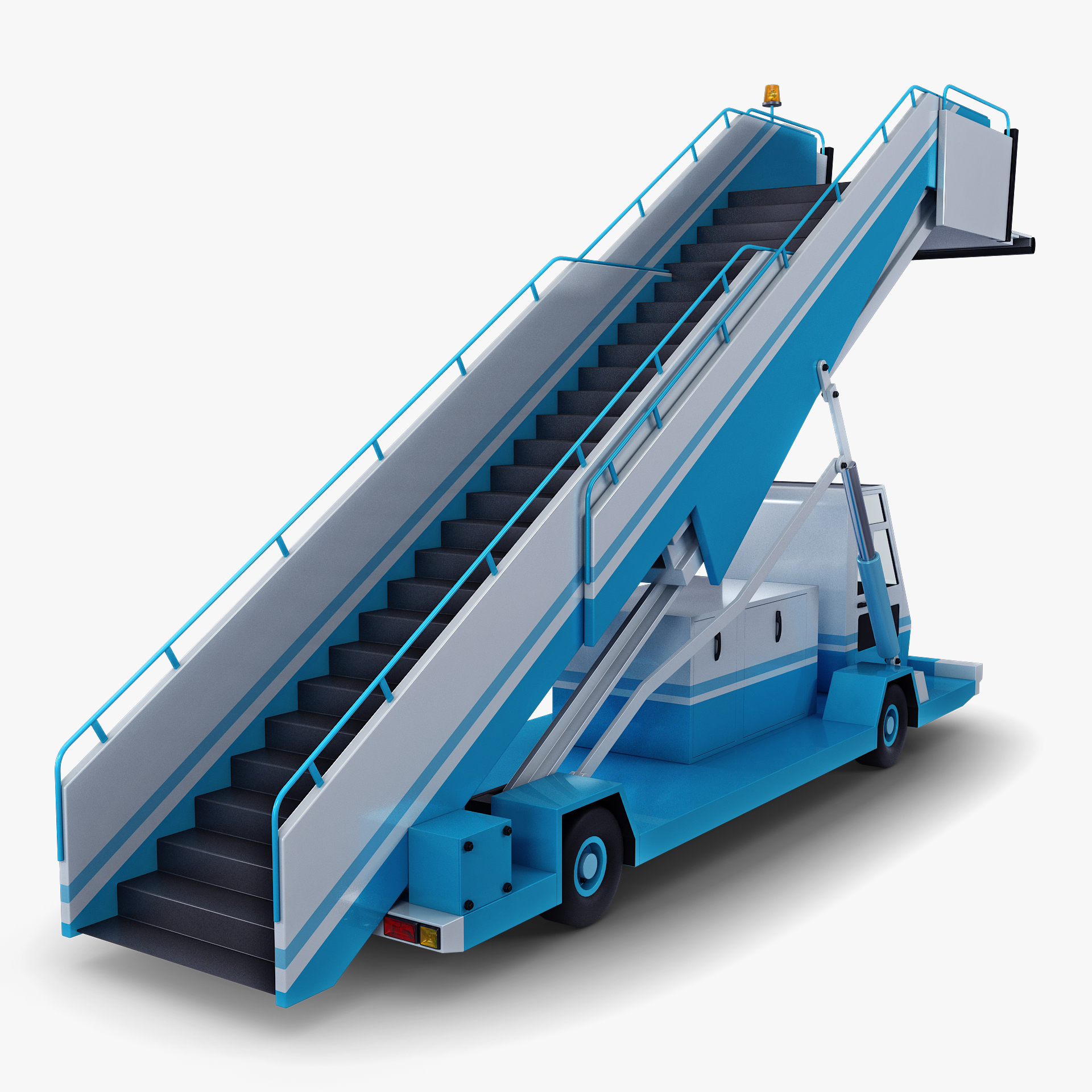 Passenger Boarding Stairs Car v 1 model - TurboSquid 1826335