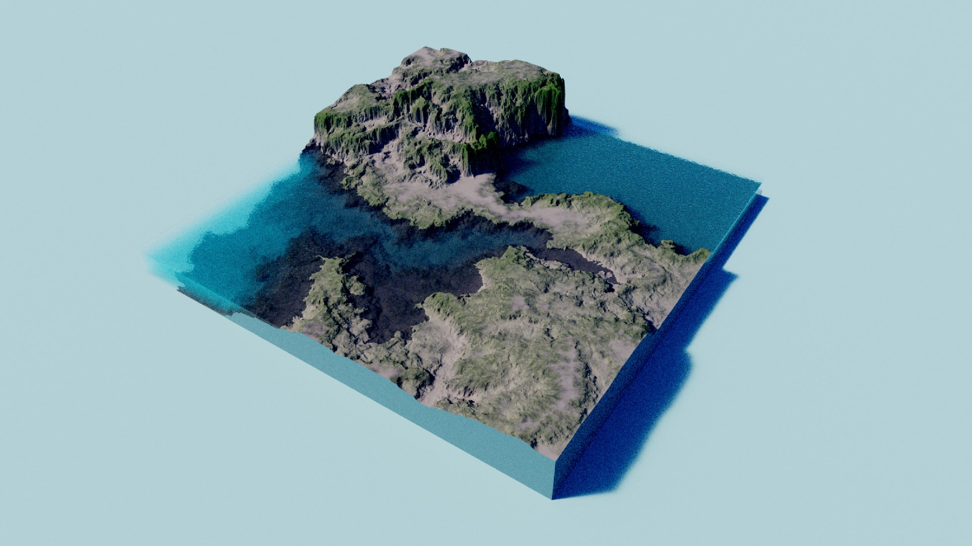 3D TERRAIN COASTLINE 09 4K Model - TurboSquid 2137157