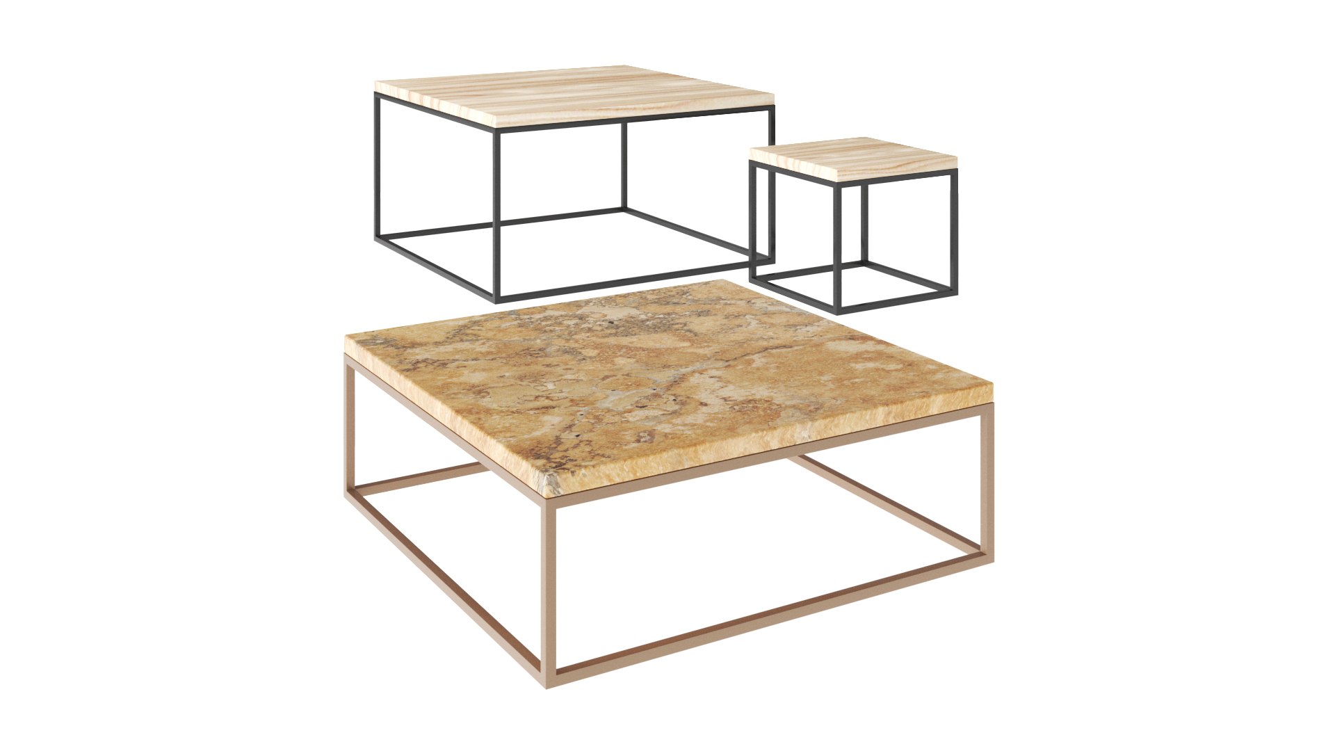 3D Dau By Sistema Midi Table Model - TurboSquid 2114871