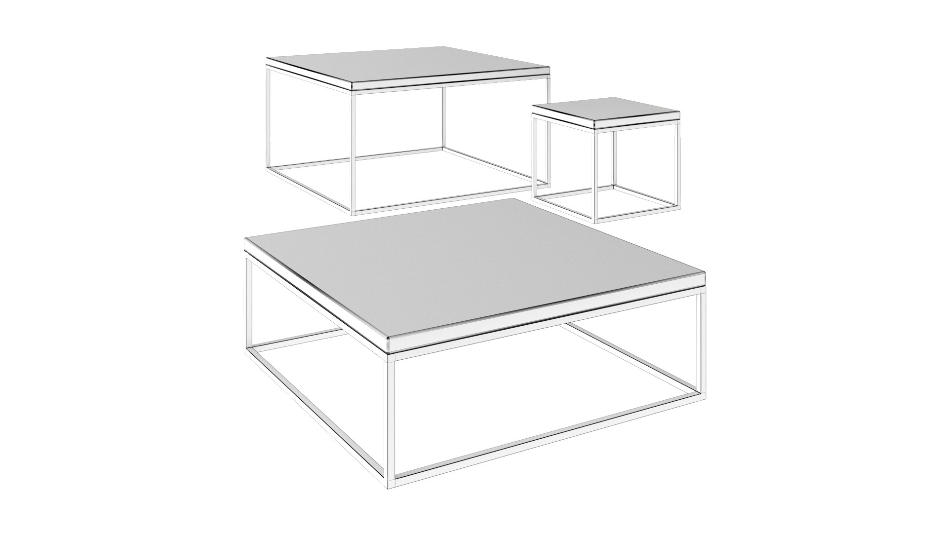 3D Dau By Sistema Midi Table Model - TurboSquid 2114871
