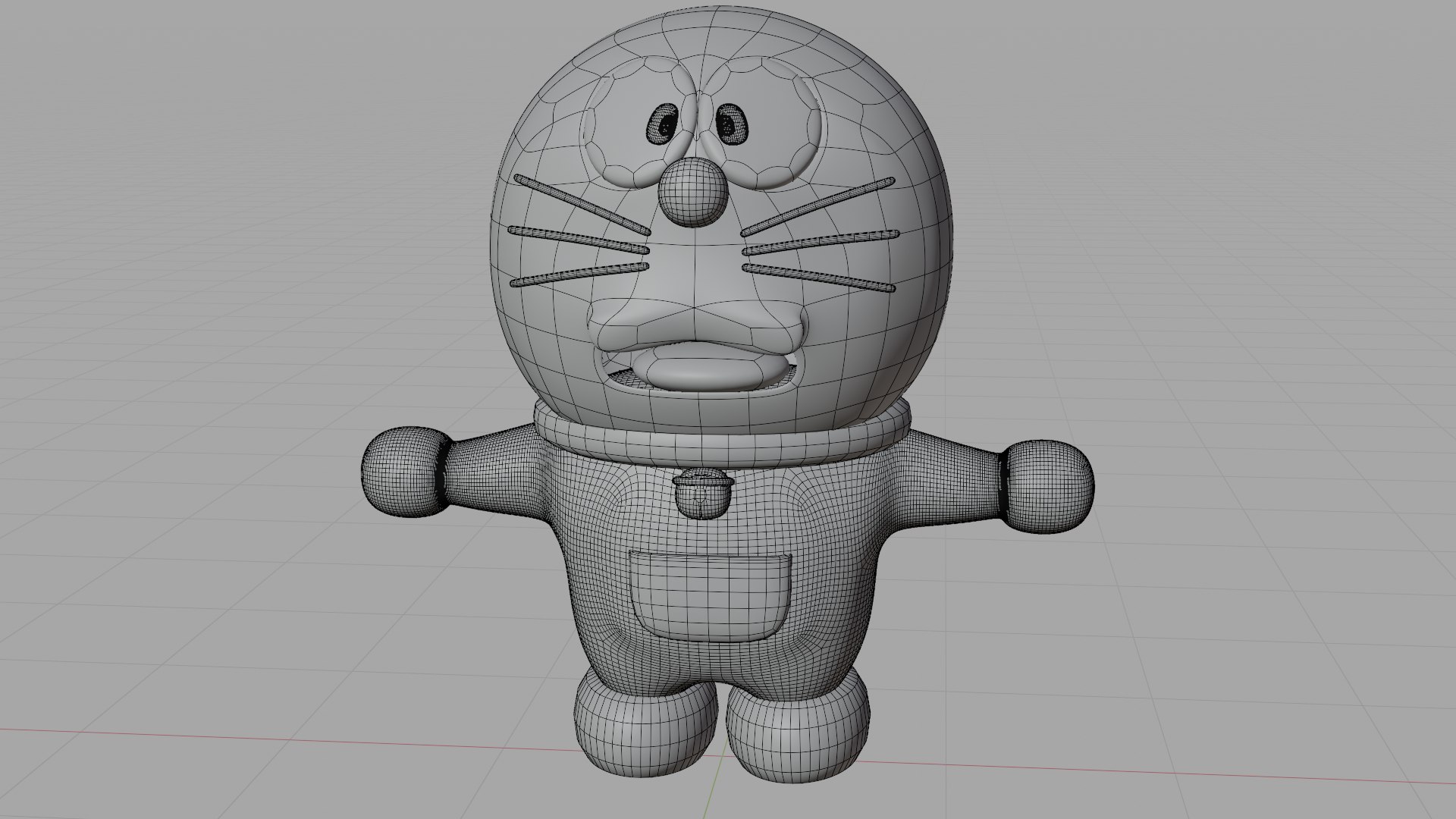 Doraemon Cartoon Character 3D Model - TurboSquid 2118502