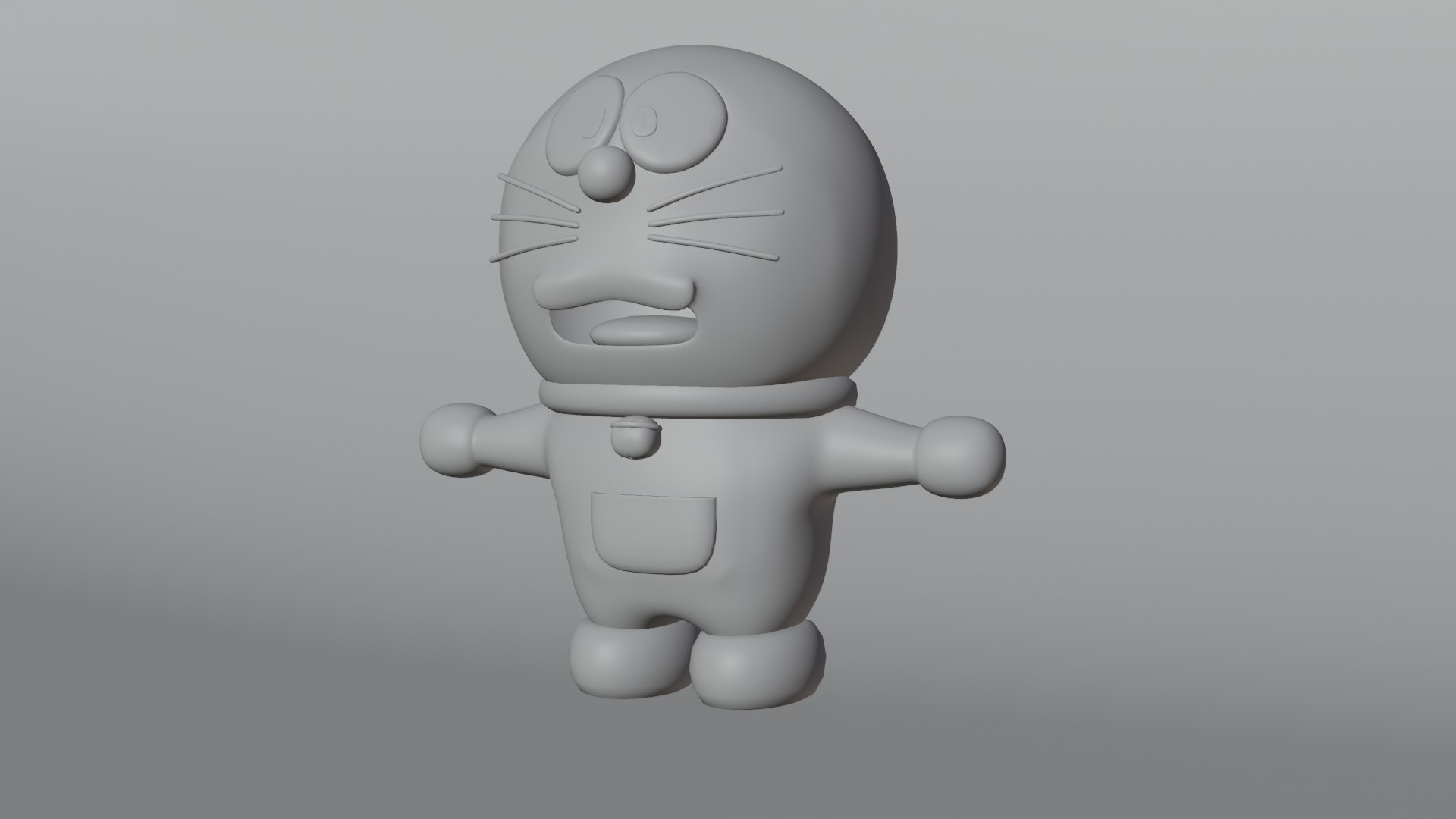 Doraemon Cartoon Character 3D Model - TurboSquid 2118502