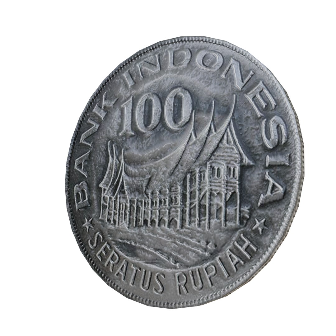 Indonesian 100 Rupiah Coin 1978 Antique Currency With Authentic Details ...