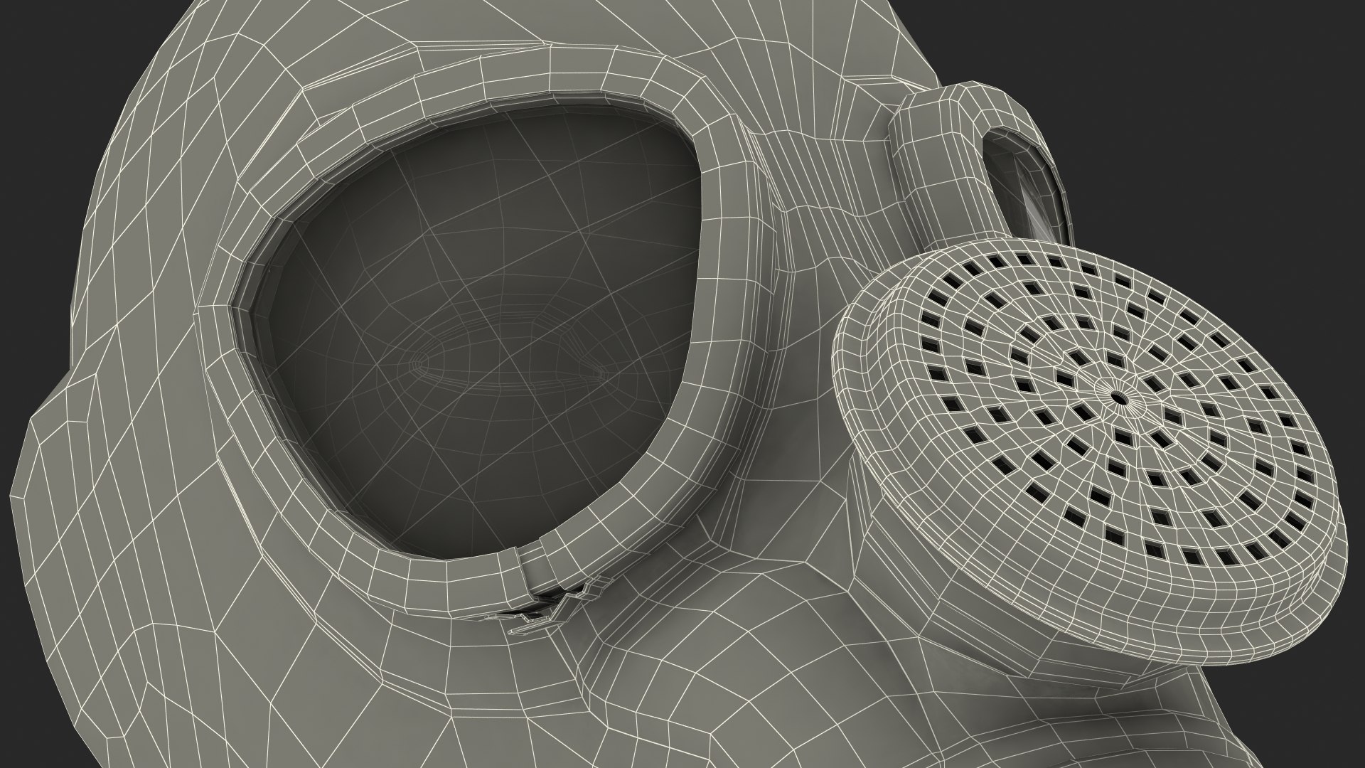 Gas mask gp5 long model - TurboSquid 1602417