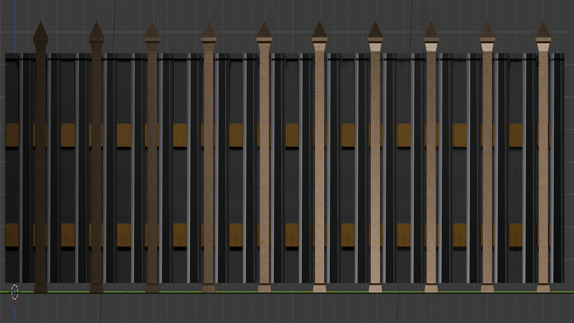 Section Of Reinforced Concrete Fence 4k 3D Model - TurboSquid 2216568