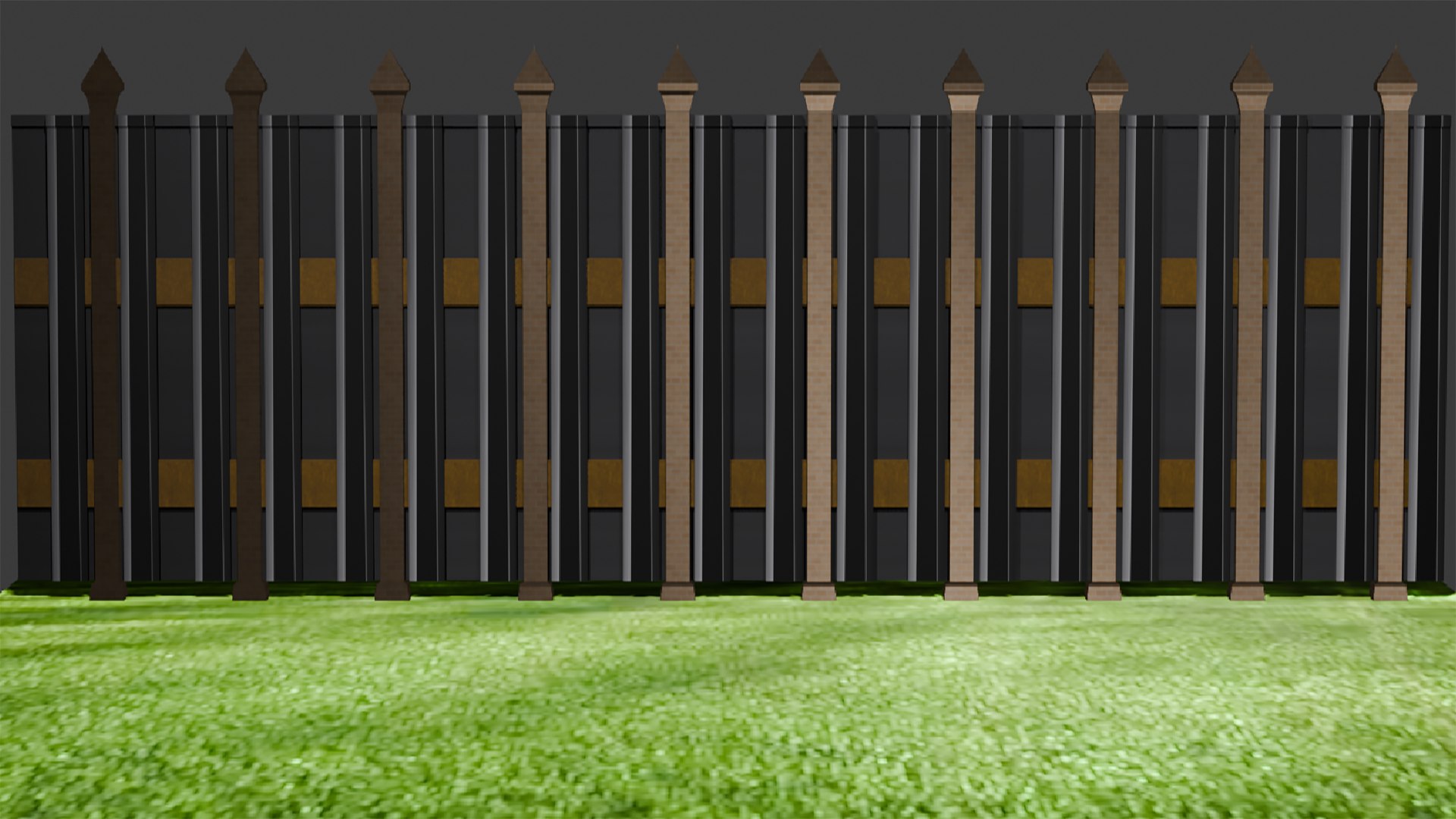 Section Of Reinforced Concrete Fence 4k 3D Model - TurboSquid 2216568