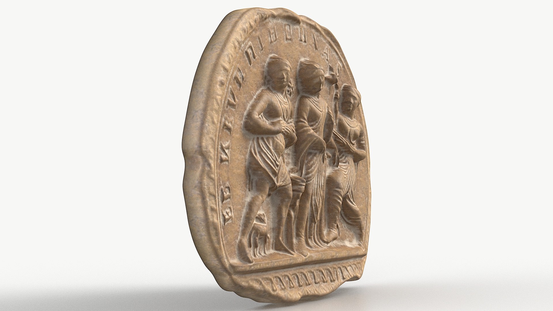 3D Greek Artifact Textured 3 Model - TurboSquid 2292296