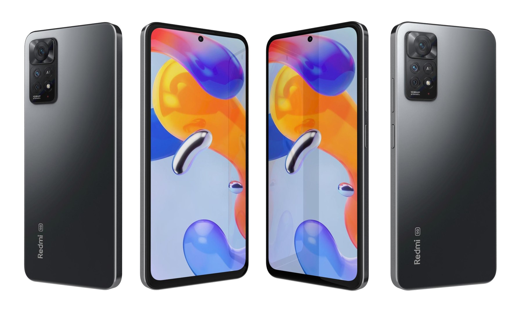 3D Xiaomi Redmi Note 11 Pro 5G Graphite Gray - TurboSquid 1849276