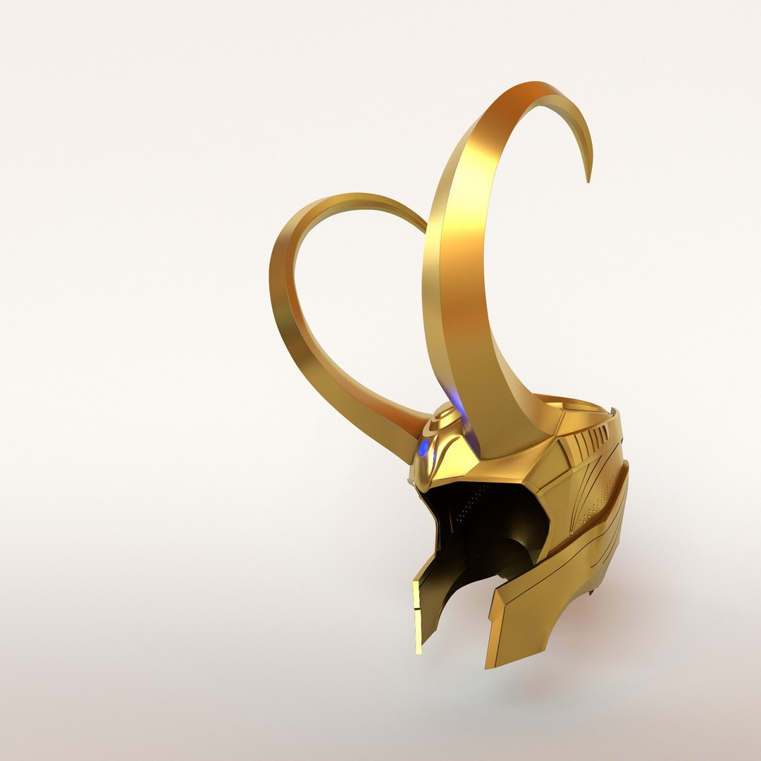 Helmet loki print 3D - TurboSquid 1676065