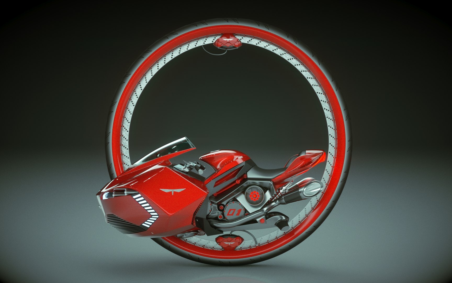 Monocycle 04 3D Model - TurboSquid 1931287