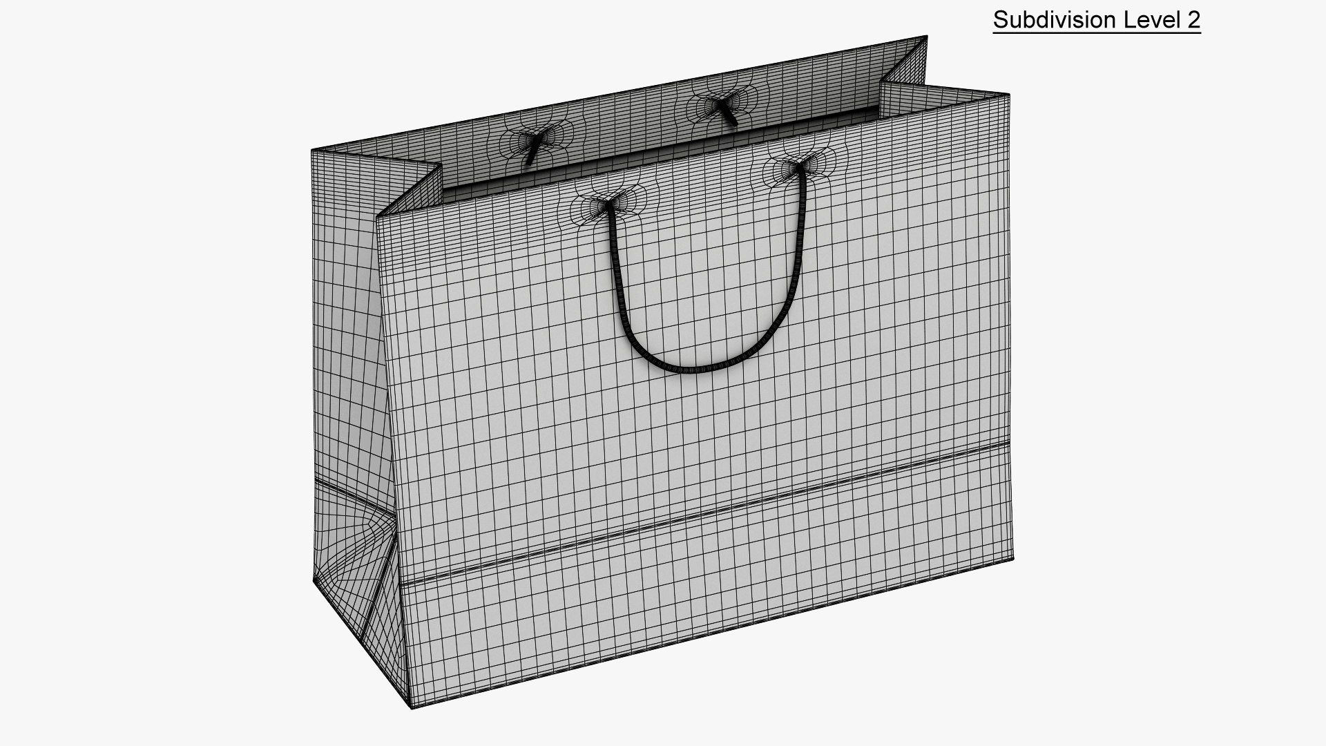 3D paper bag model - TurboSquid 1657738