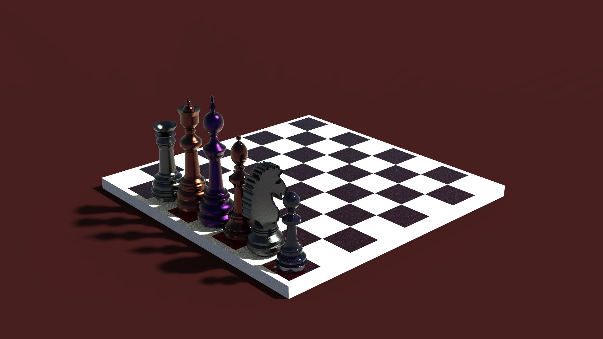 3D Chess Set Wooden Model 3D Model - TurboSquid 1771407