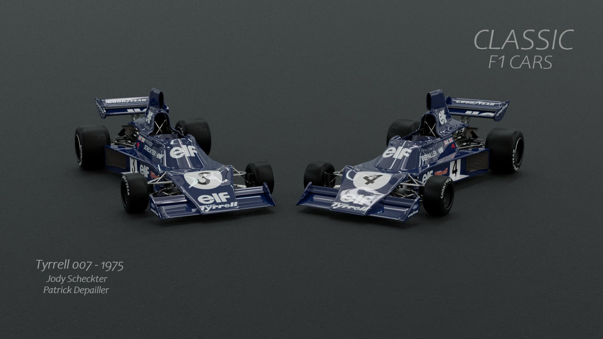 3D Tyrrell 007 1975 - TurboSquid 1649269