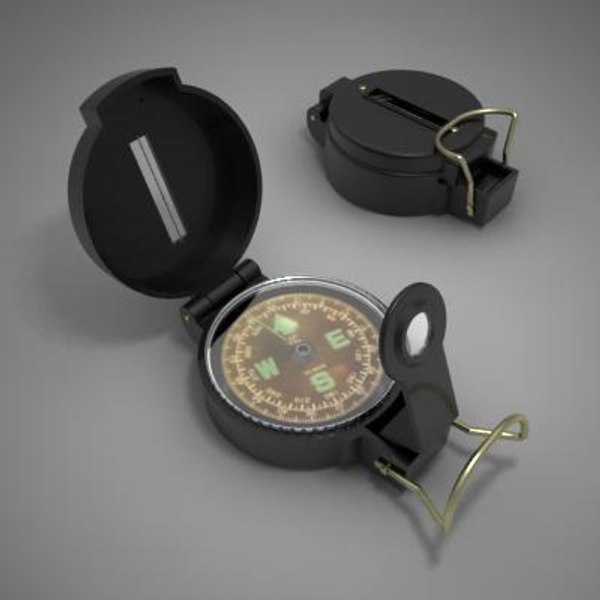 3D 3D Studio compass navigation direction