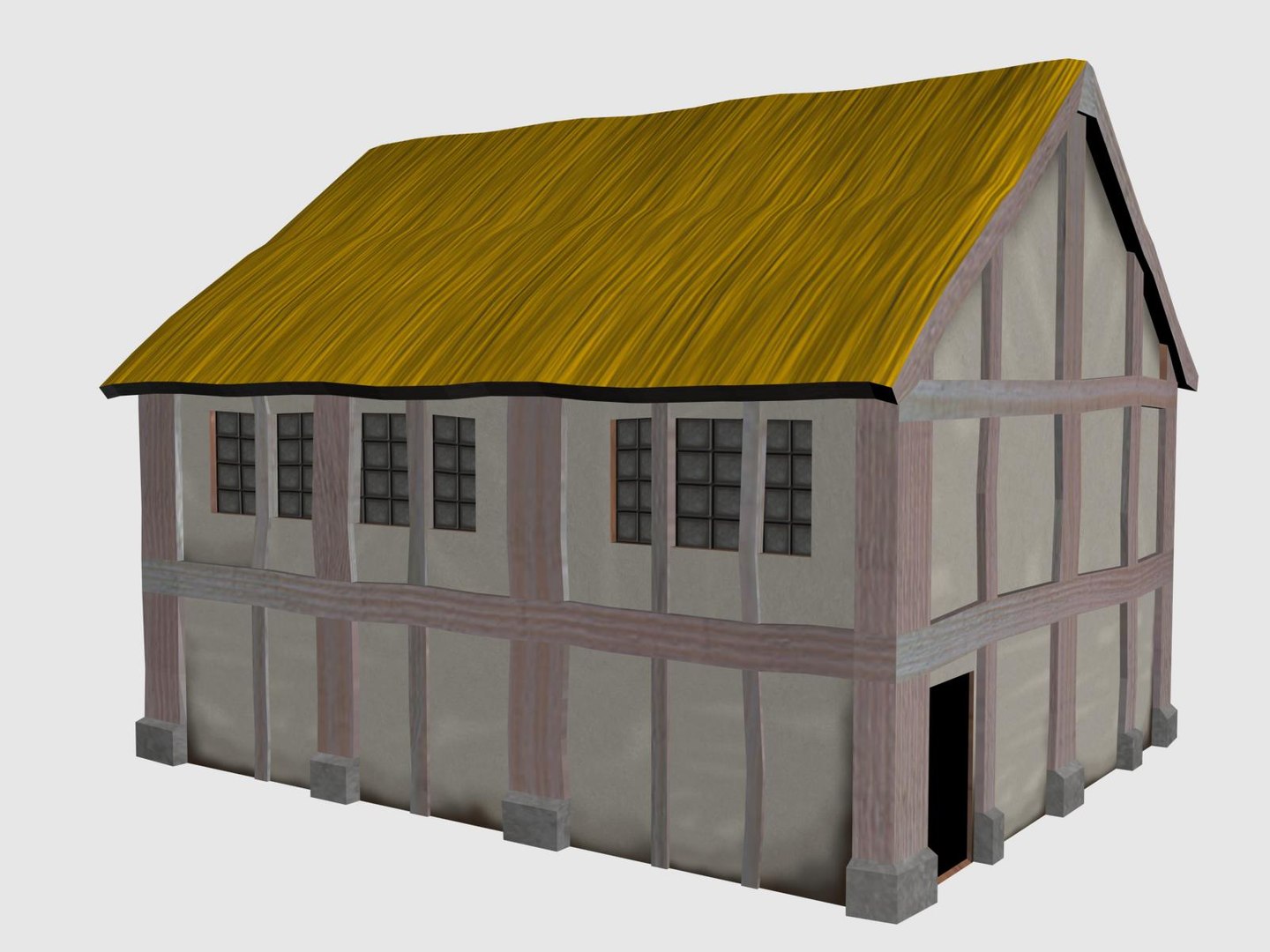 3d House Medieval Buildings