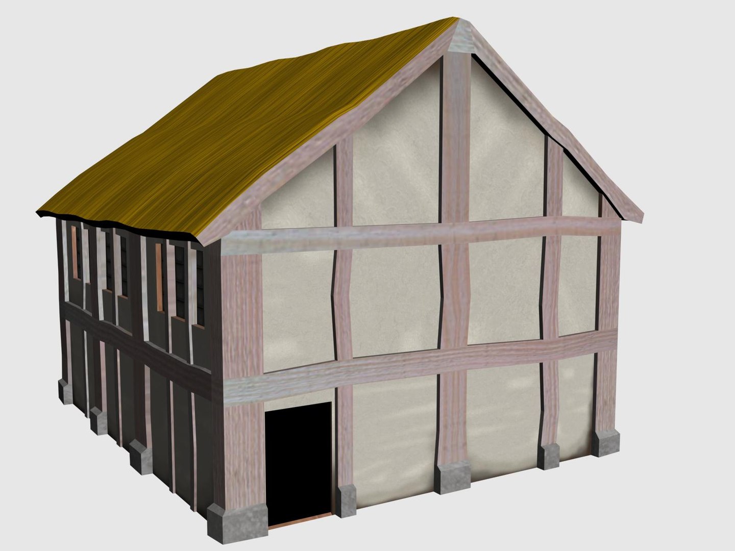 3d House Medieval Buildings