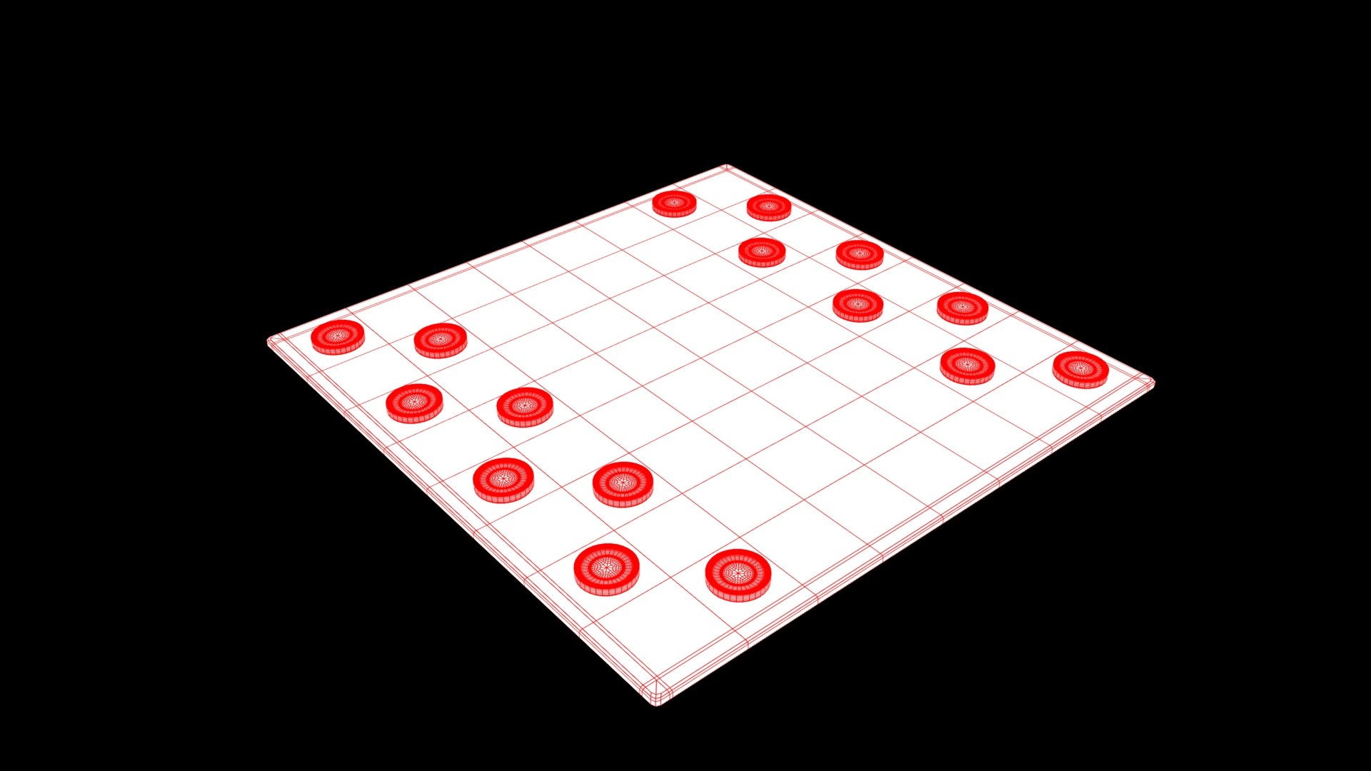 3D Checkers Board Game - TurboSquid 2293378