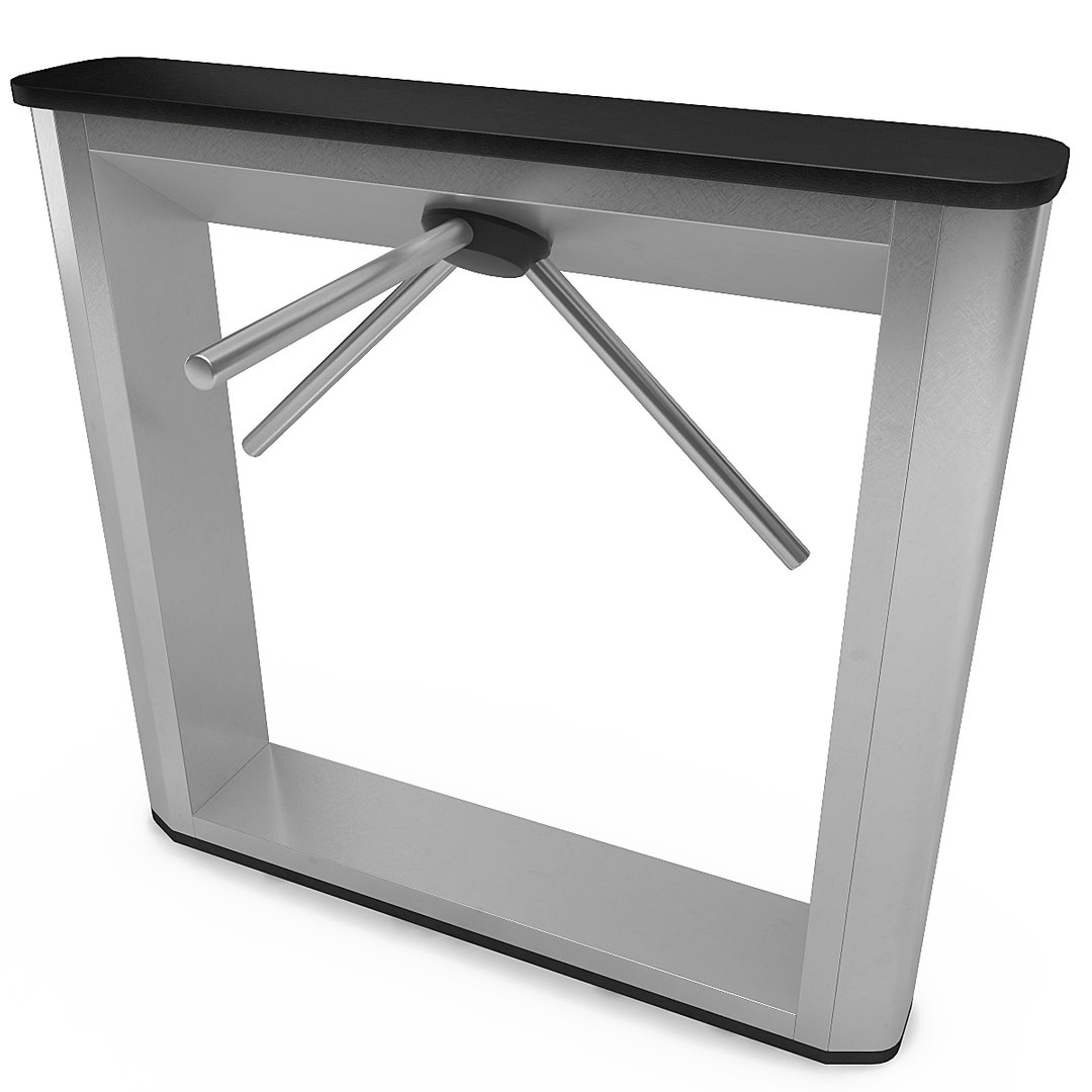 realistic turnstile 2 3d model