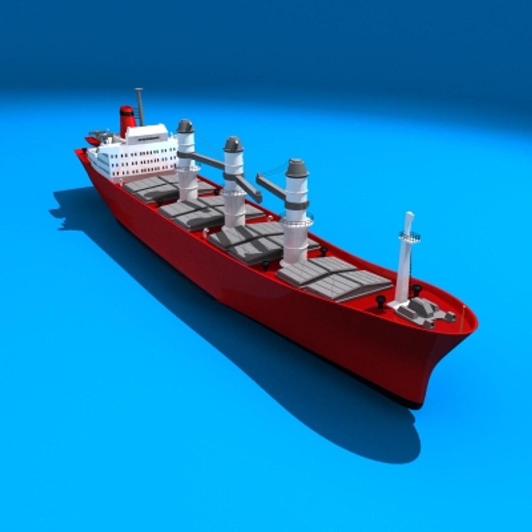 Cargo Ship 3d Model