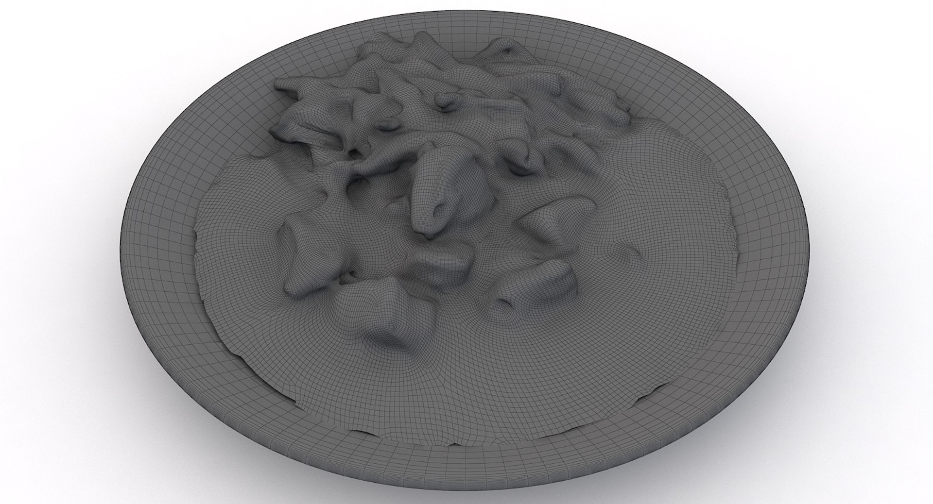 Lunch Meal Plate 3D Model - TurboSquid 1422945