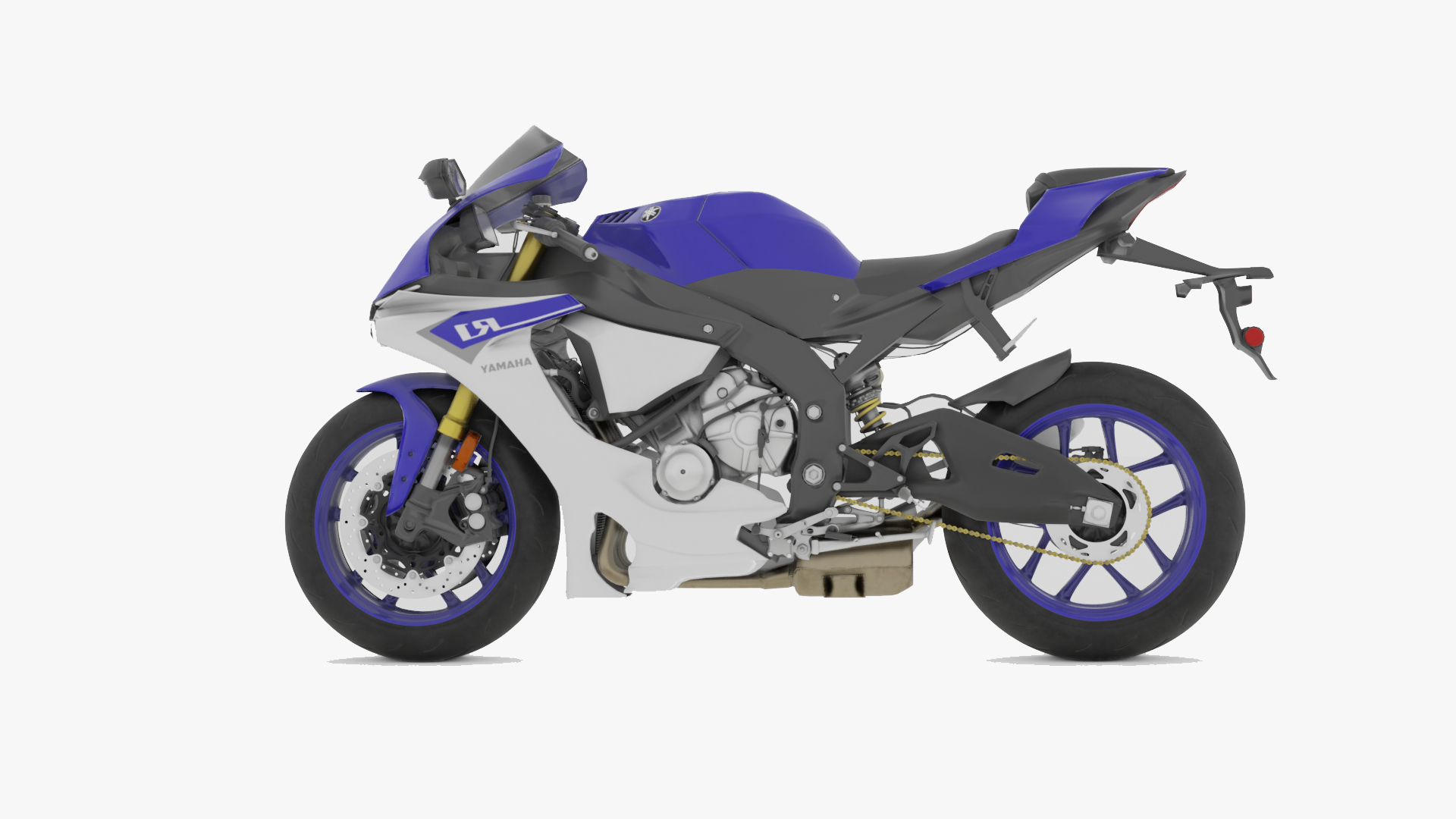 Yamaha yzf R1 Motorcycle 3D model - TurboSquid 2039308