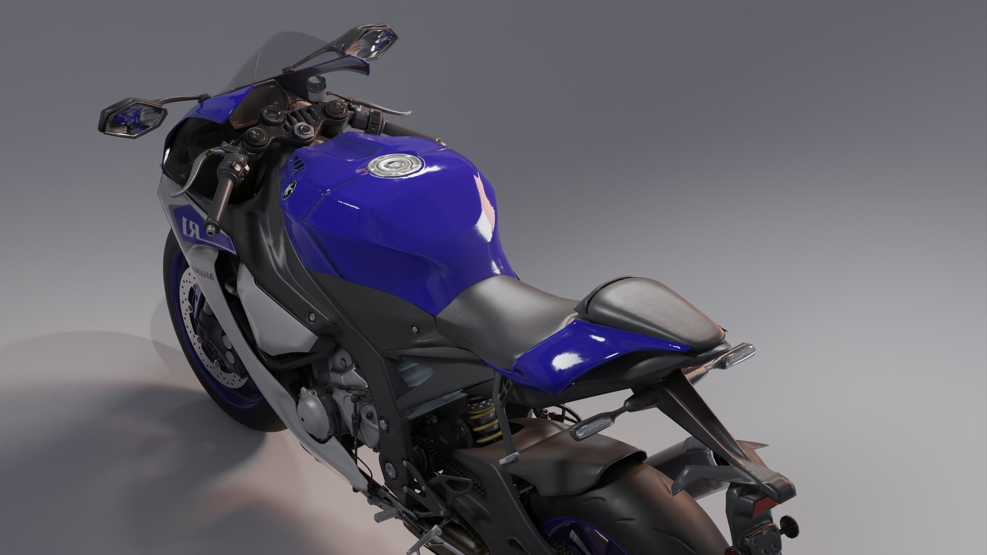 Yamaha Yzf R1 Motorcycle 3D Model - TurboSquid 2039308