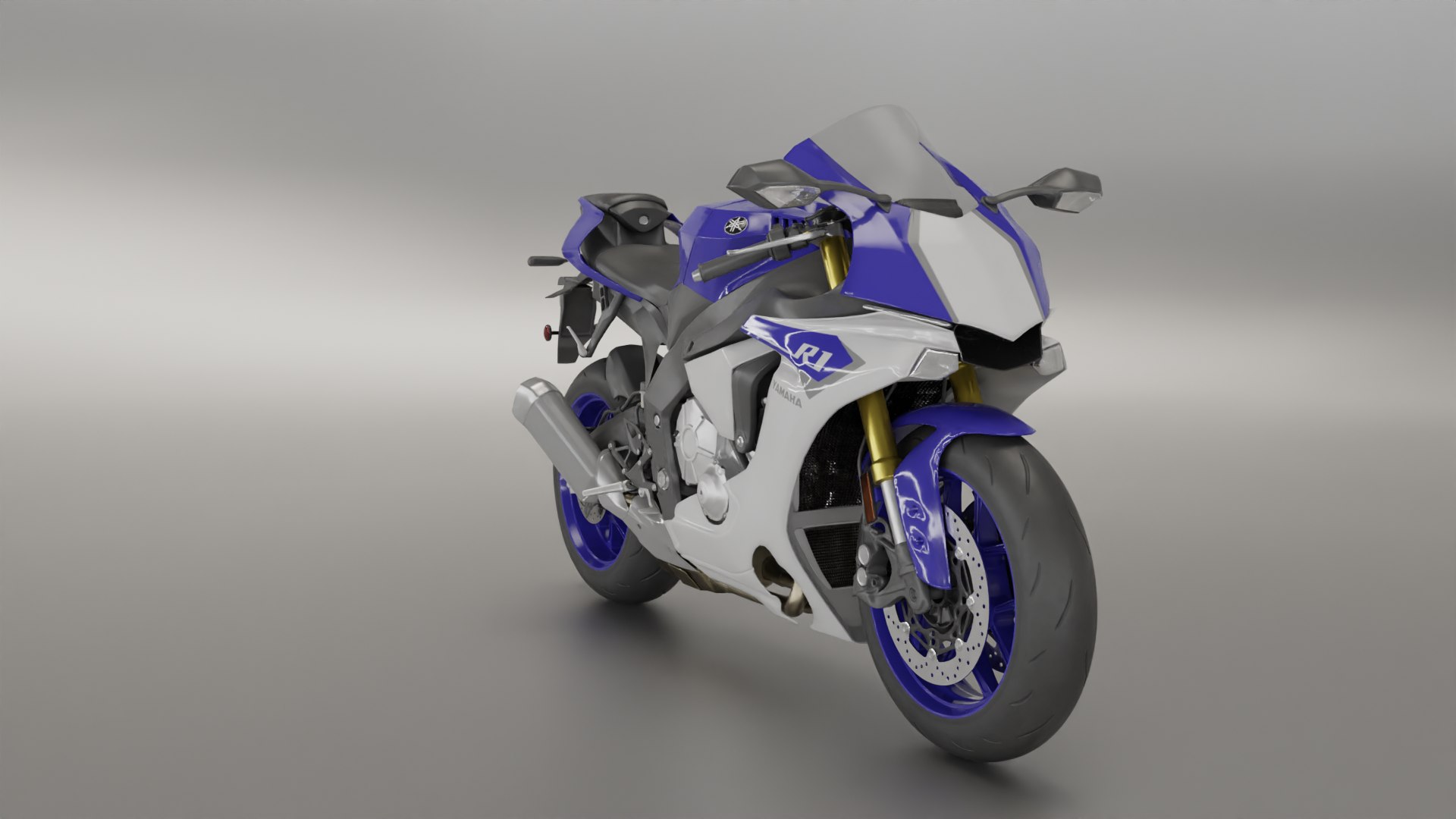 Yamaha yzf R1 Motorcycle 3D model - TurboSquid 2039308