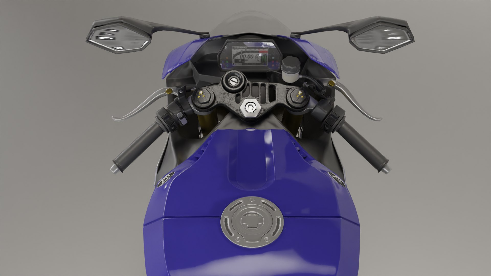 Yamaha yzf R1 Motorcycle 3D model - TurboSquid 2039308