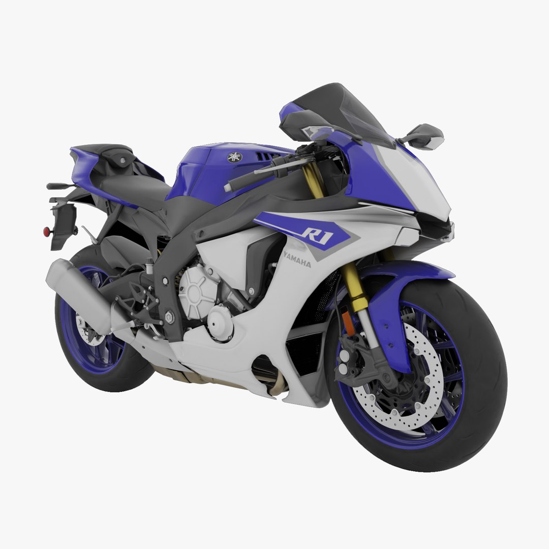 Yamaha yzf R1 Motorcycle 3D model - TurboSquid 2039308