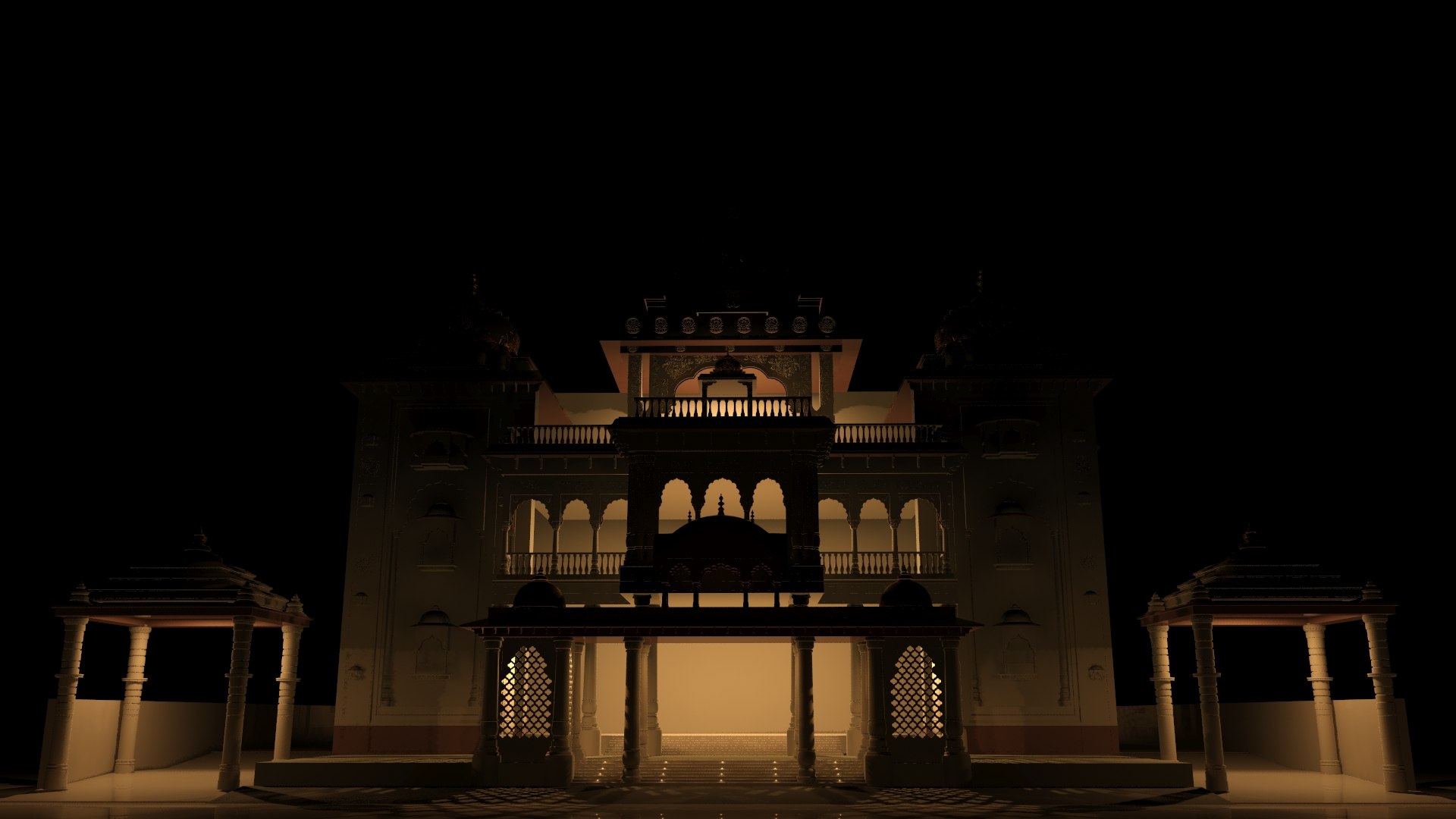 Architectural Building Temple 3D - TurboSquid 1402398