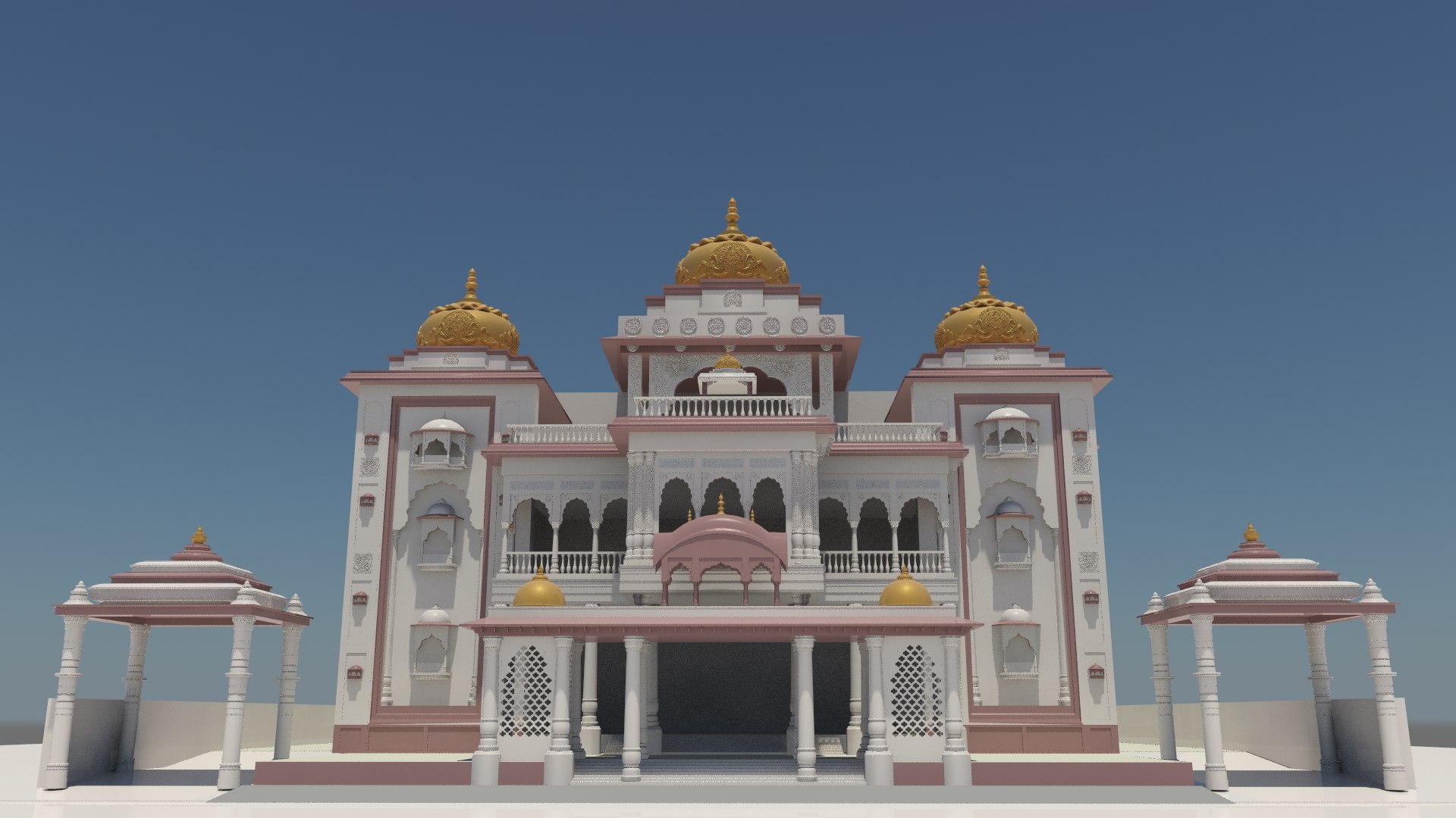 Architectural Building Temple 3D - TurboSquid 1402398