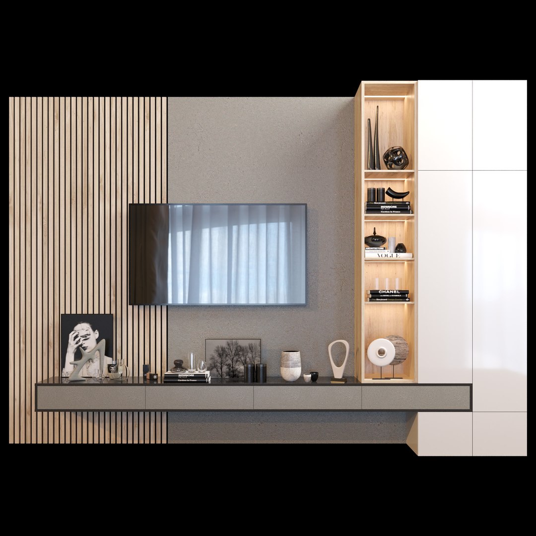 Wall Tv 3D Model - TurboSquid 1616380