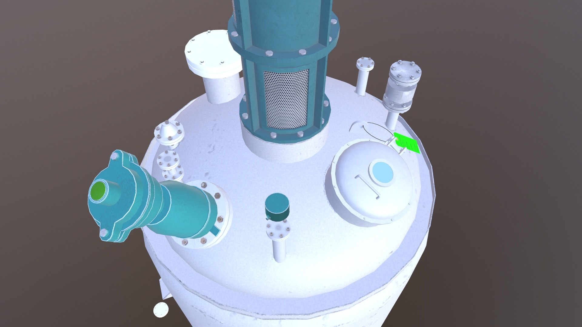 3D Stainless Steel Process Reactors Model - TurboSquid 2290369