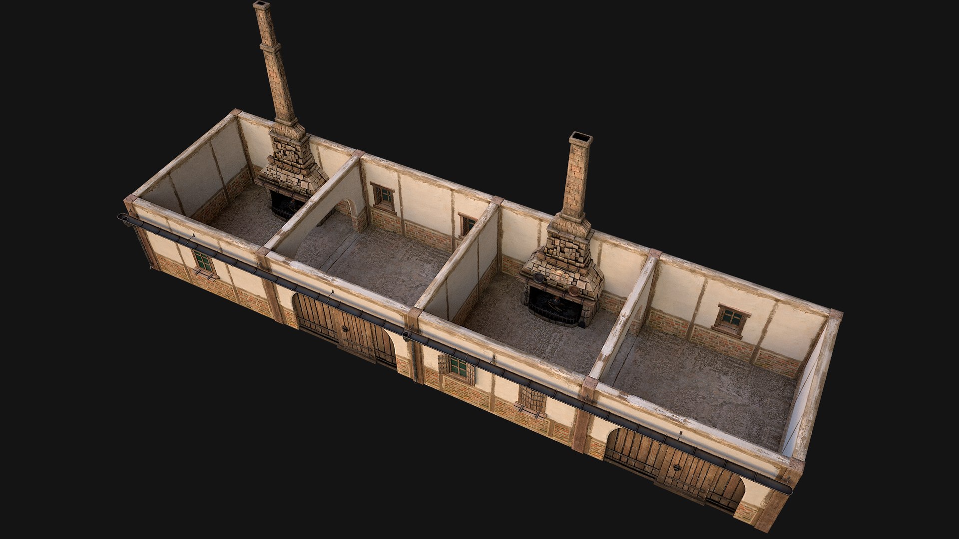 3D Medieval House 2 Barrack model - TurboSquid 2163203