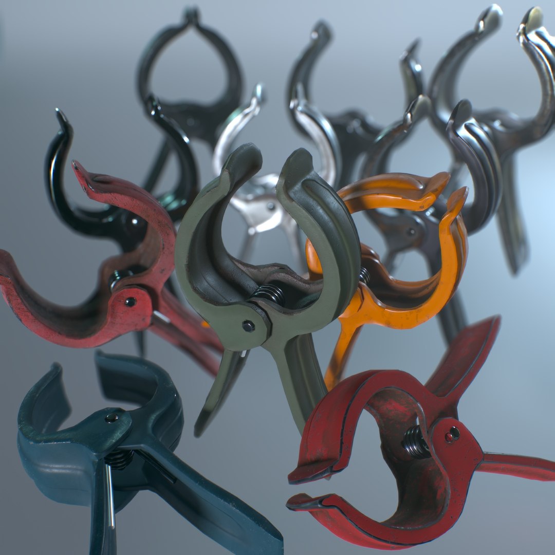 Heavy Spring Clamp 3D Model - TurboSquid 1827369