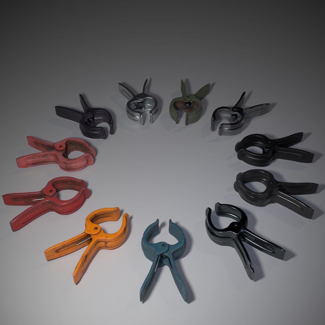 Heavy Spring Clamp 3D Model - TurboSquid 1827369