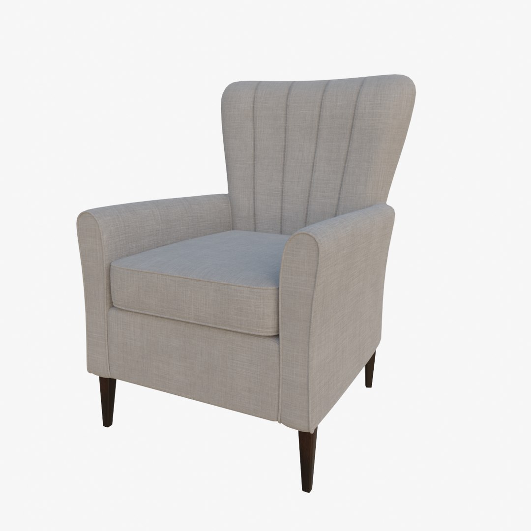 3D shackletons chair model - TurboSquid 1541707