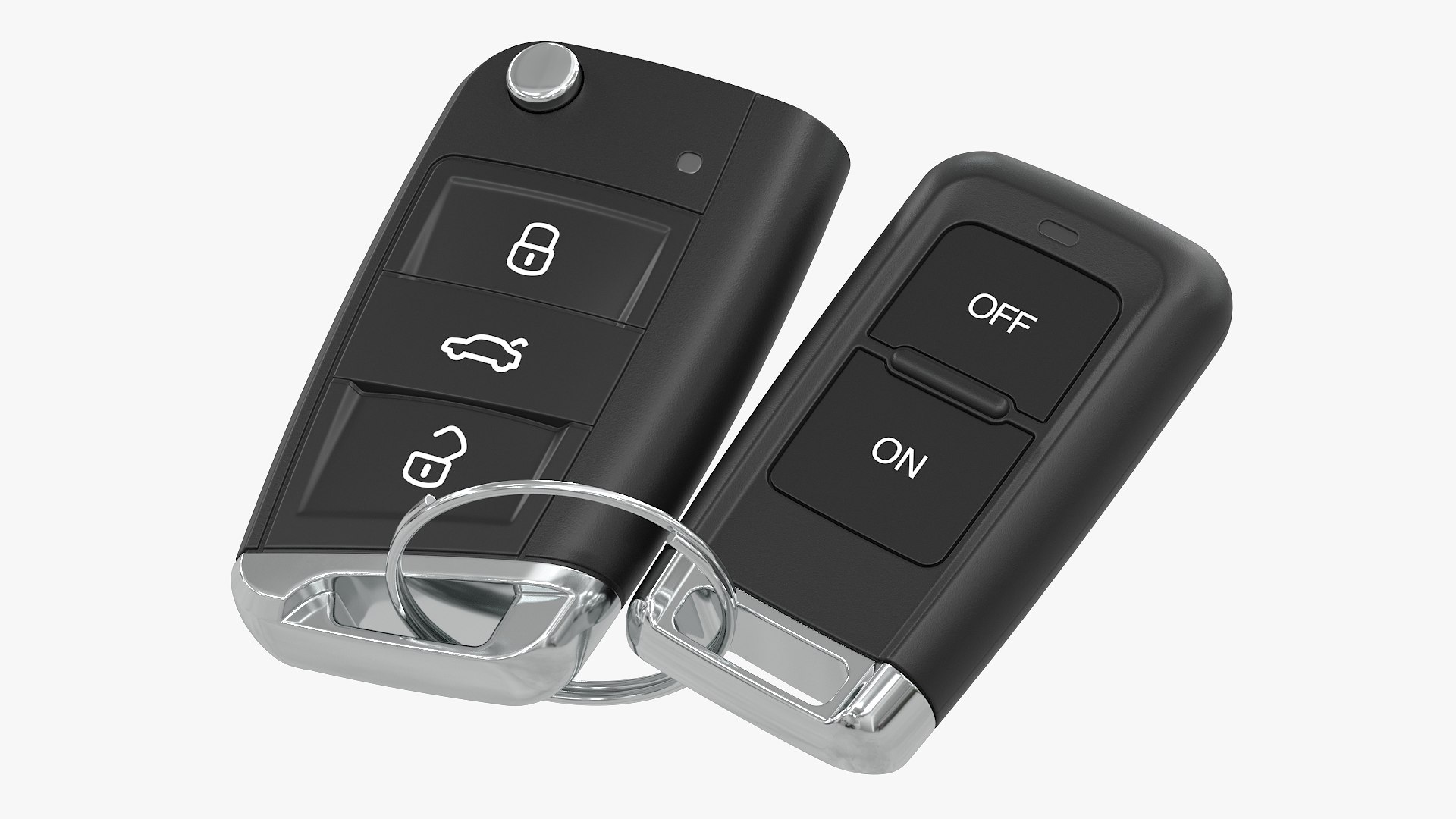 Car Key 02 With Webasto Remote Model - TurboSquid 2104134