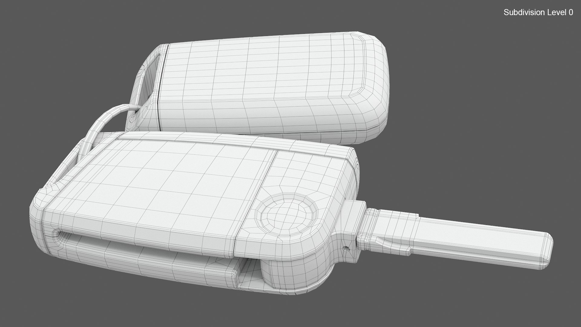 Car Key 02 With Webasto Remote Model - TurboSquid 2104134